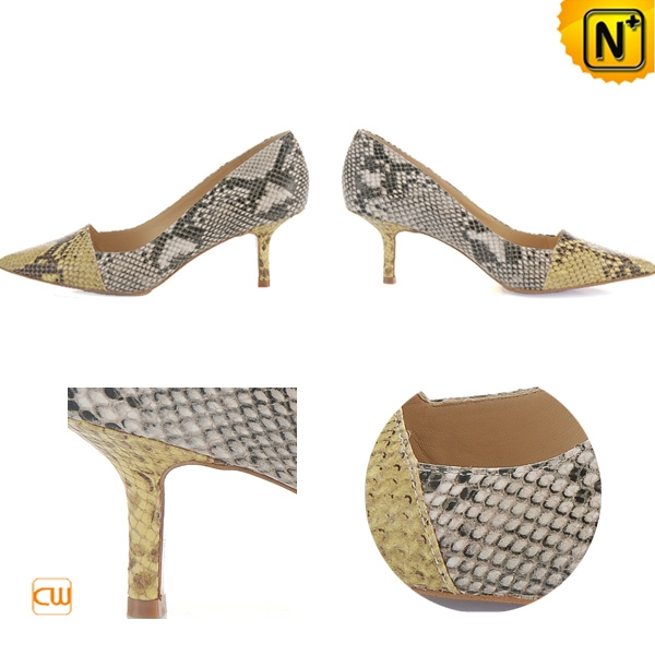 Women's Designer Shoes 2012 Python Printed High Heels Shoes CW273043