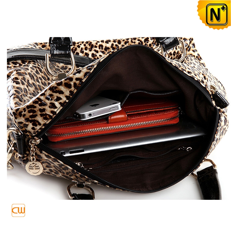 Women's Sexy Leopard Leather Handbags CW300204 | CWMALLS