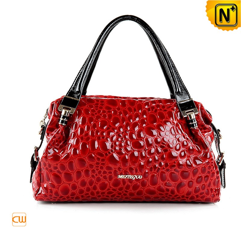 Dark Red Leather Tote Bag | Paul Smith
