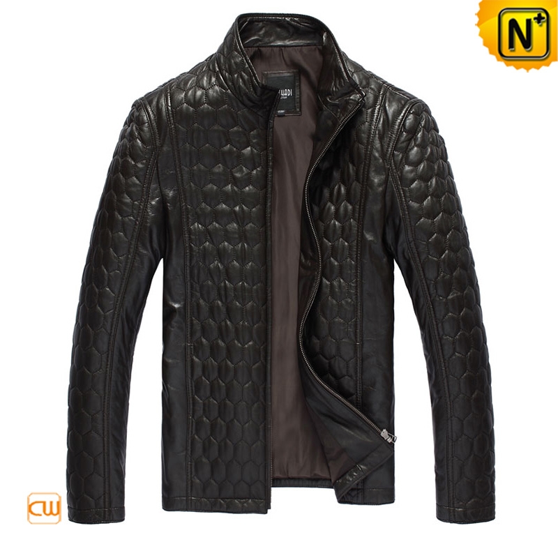 2012/2013 Diamond Sewing Design Real Men’s Leather Jacket | CWMALLS