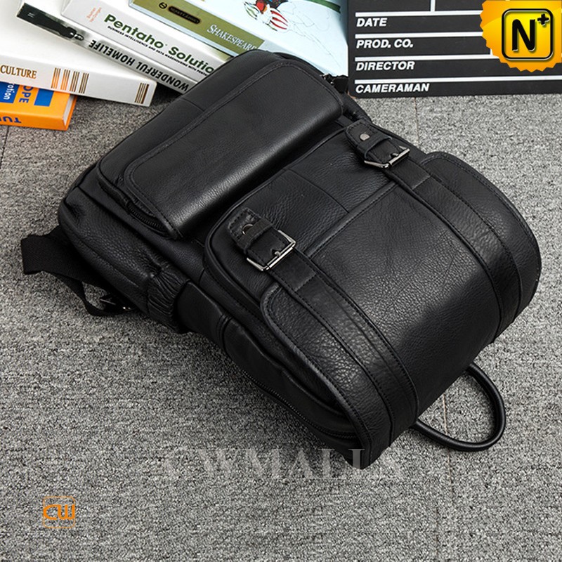 CWMALLS® Rugged Leather Travel Backpack CW916005