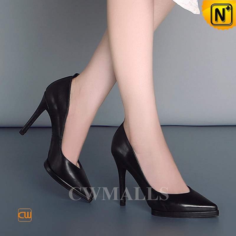 CWMALLS Leather Platform Pumps CW306101
