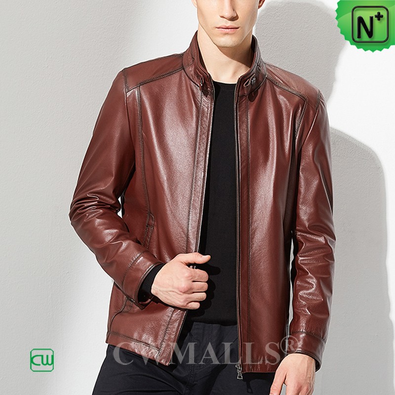 CWMALLS® Custom Mars Lambskin Leather Jacket CW822103