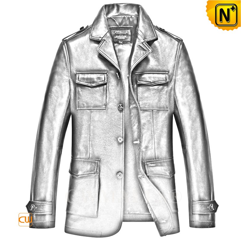 CWMALLS® Custom Men's Lambskin Leather Blazer CW808020