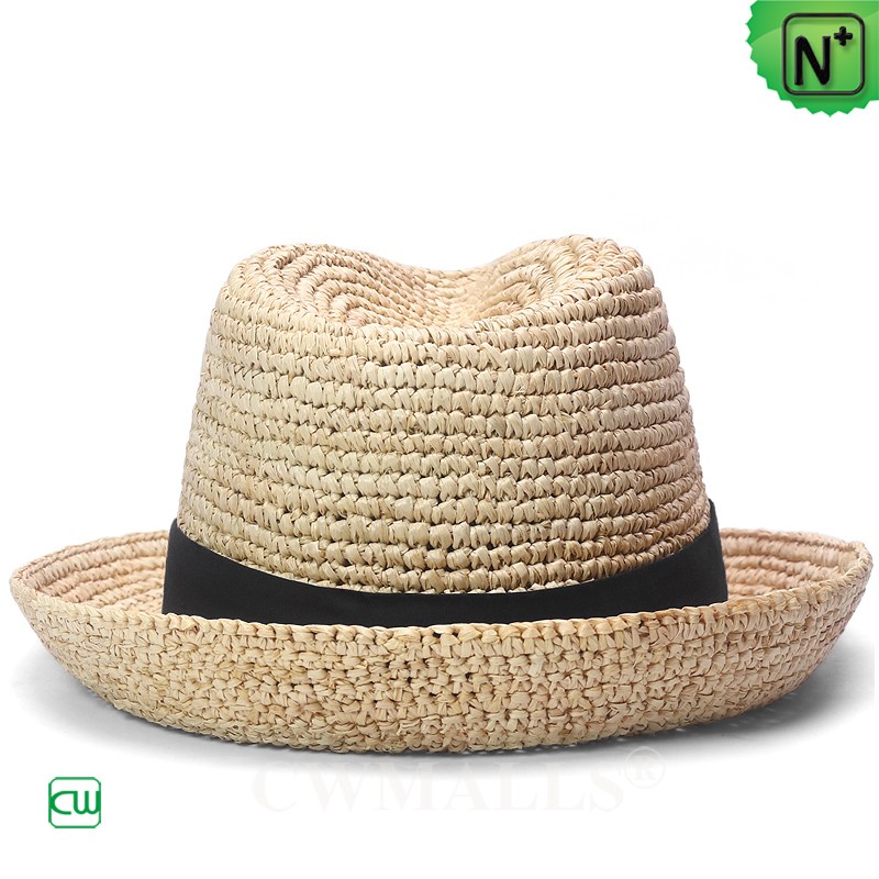 CWMALLS Woven Straw Boater Hat CW508118
